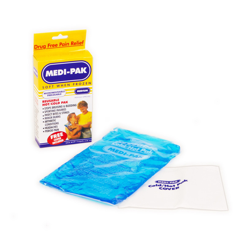 MEDI-ICE PAK HOT/COLD MEDIUM INCLUDING COVER 150MM X 300MM - mySupply Store