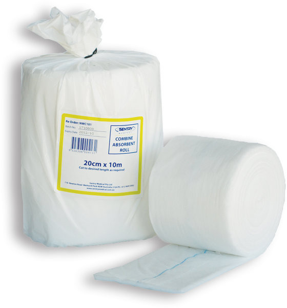 COMBINE ROLL NON-STERILE DRESSING 10CM X 10M - mySupply Store