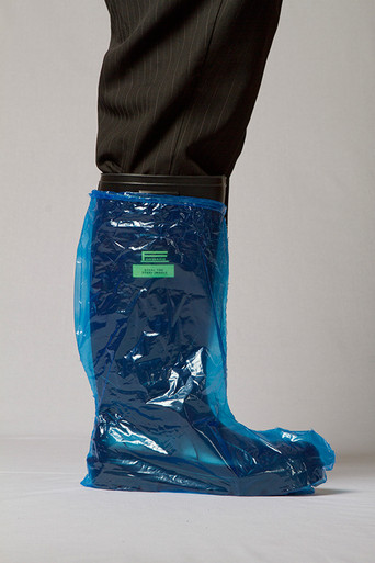 POLYETHYLENE BOOT COVER BLUE (BOX OF 100) - mySupply Store
