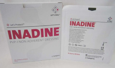 INADINE DRESSING 9.5CM X 9.5CM (BOX OF 25) - mySupply Store