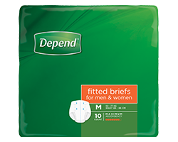 DEPEND BRIEFS NORMAL - MEDIUM (HIP 70CM-110CM) 2300ML - CARTON OF 40 (4 ...
