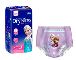DRYNITES PYJAMA PANTS GIRLS 4-7 YRS - CARTON OF 30 (9 X 3) - 21504 ...