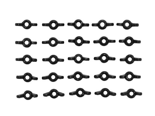 Heat N Glo Black Wingnuts - 25 Pack - 060-872-25