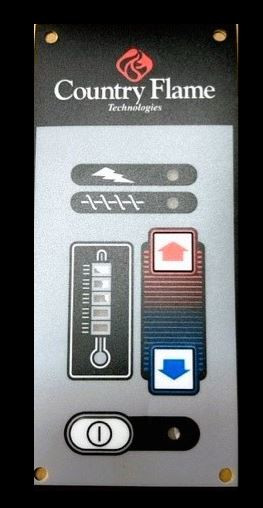 Country Flame NPS-1005 Faceplate Label - PP-1000