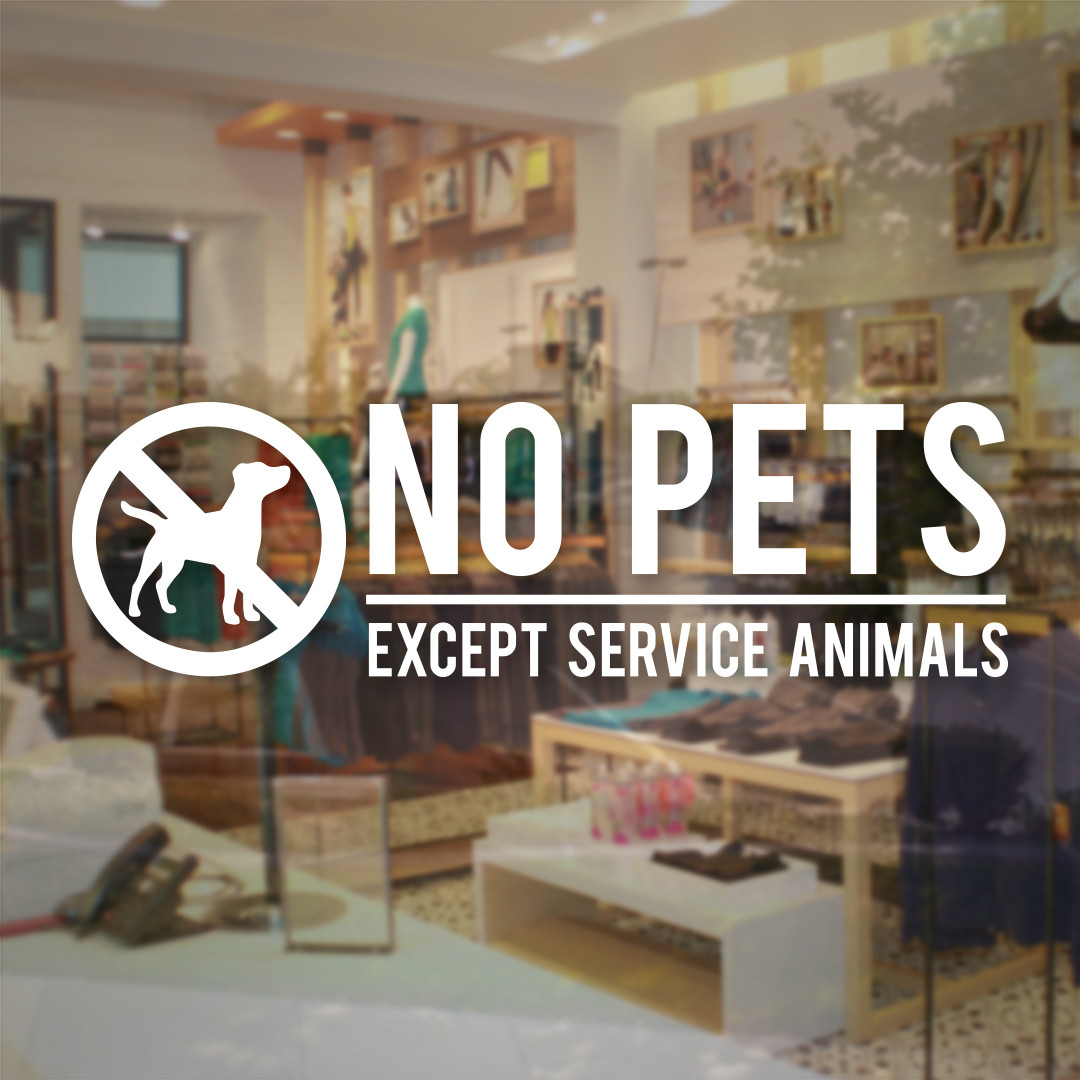 No Pets Allowed Decal Store Decals No Pets Allowed Decal Store Decals