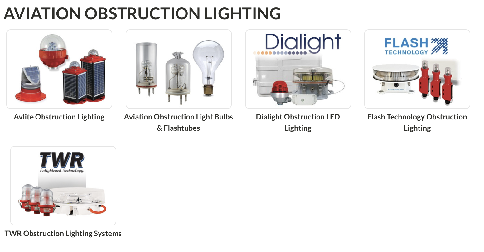 Aviation Obstruction Lighting Replacement Parts and Bulbs - Genesis Lamp
