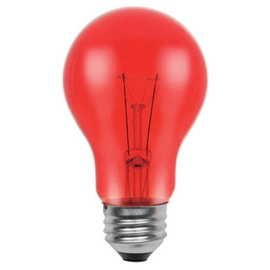 Westinghouse 25 Watt A19 RED Incandescent Light Bulb - Genesis Lamp