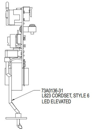 L-861T Taxiway Edge LED Light - ETES Part 73A0136-31 L823 CORDSET ...