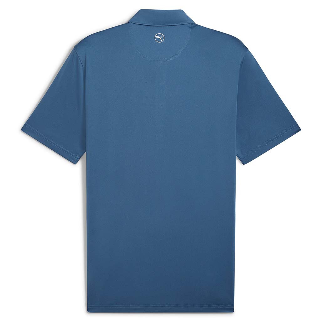 Puma Golf Fair Isle Trim Golf Polo Shirt | Embers Golf