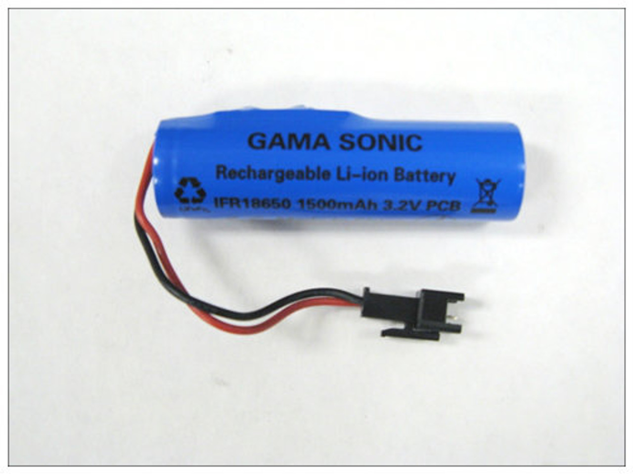 Gama Sonic Replacement Battery Pack 1500mAh 3.2V AA Lithium Ion