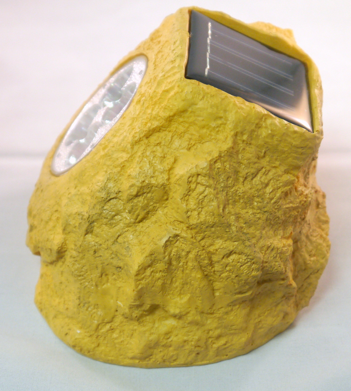 Solar Powered Rock Lights for Yard and Landscape, Sandstone Set of 4