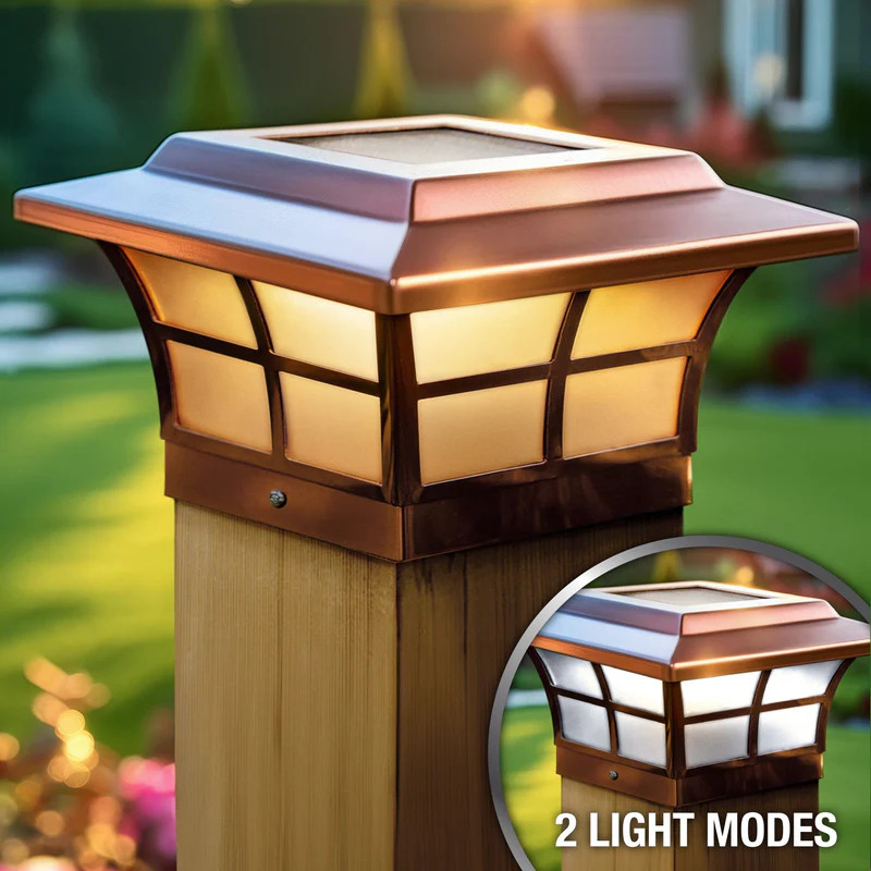 Copper Solar Wedge Lights SOWAZ Outdoor 33 Ft. Solar Mini Bulb 100