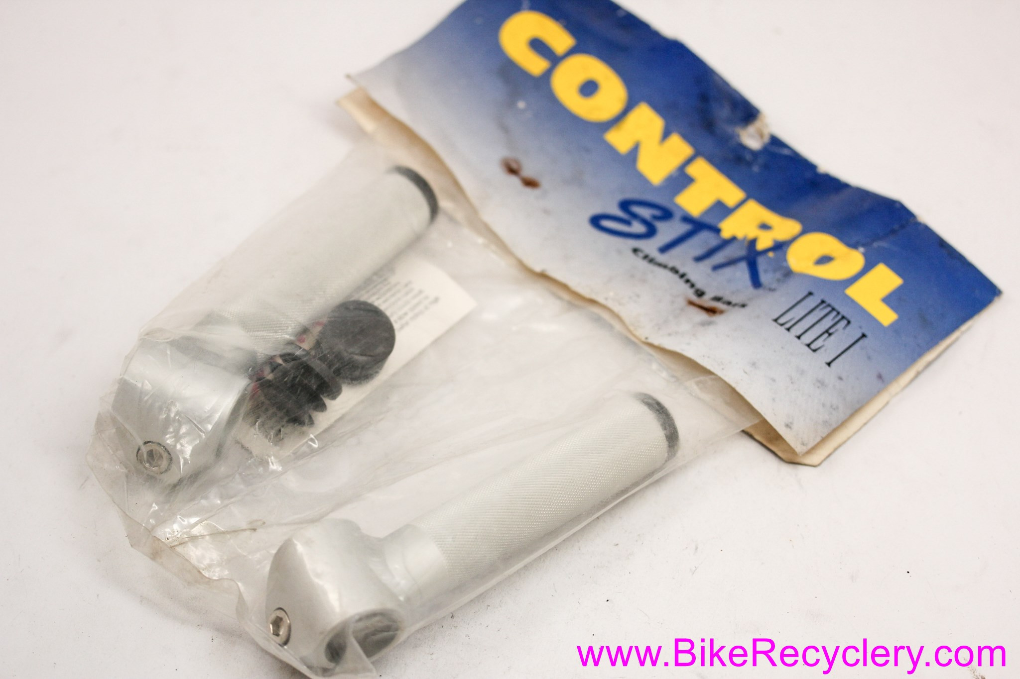 NIB/NOS Control Tech Control Stix Lite I Bar Ends: Grey - Retro 1990's ...