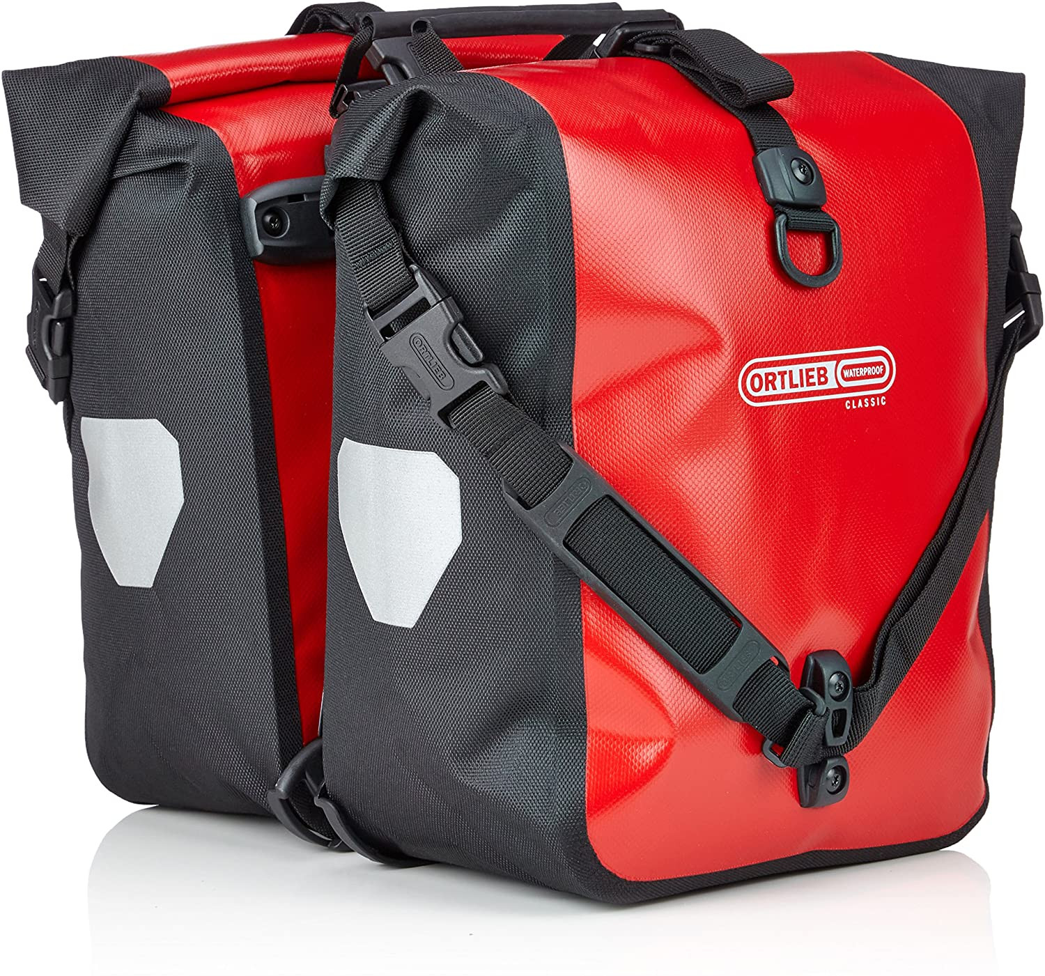 Ortlieb Back-Roller Classic Sport Panniers: PAIR - Front or Rear - Red ...