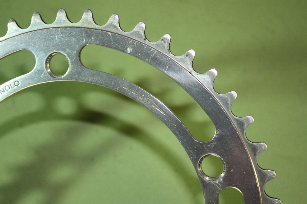 Vintage Campagnolo Record Chainring: 47t, 144mm BCD 1970's - Bike Recyclery