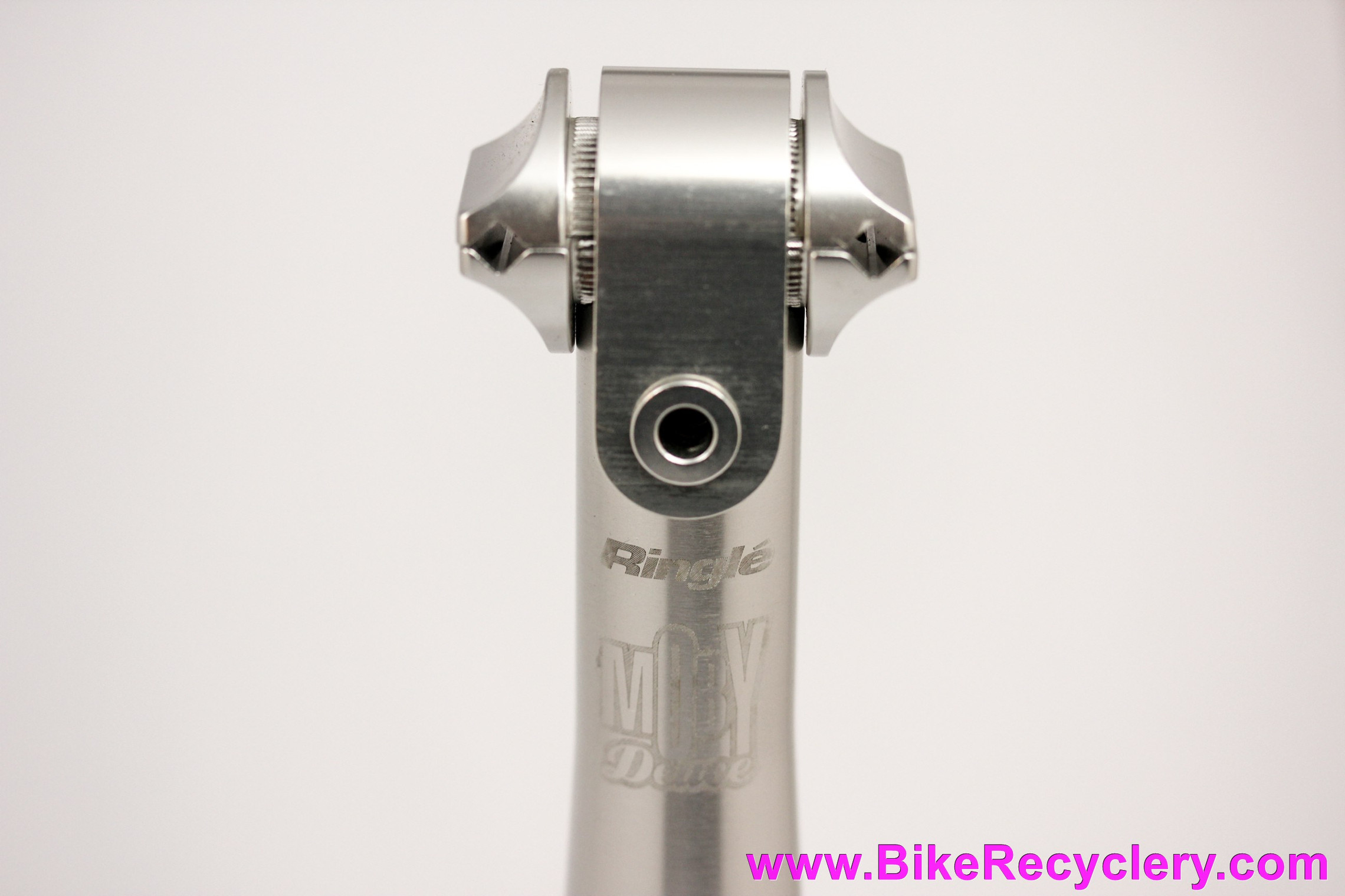 NOS Ringle Moby Deuce Seatpost: 31.6mm x 245mm - Silver Anodized - Vintage 1990's MTB (take-off ...