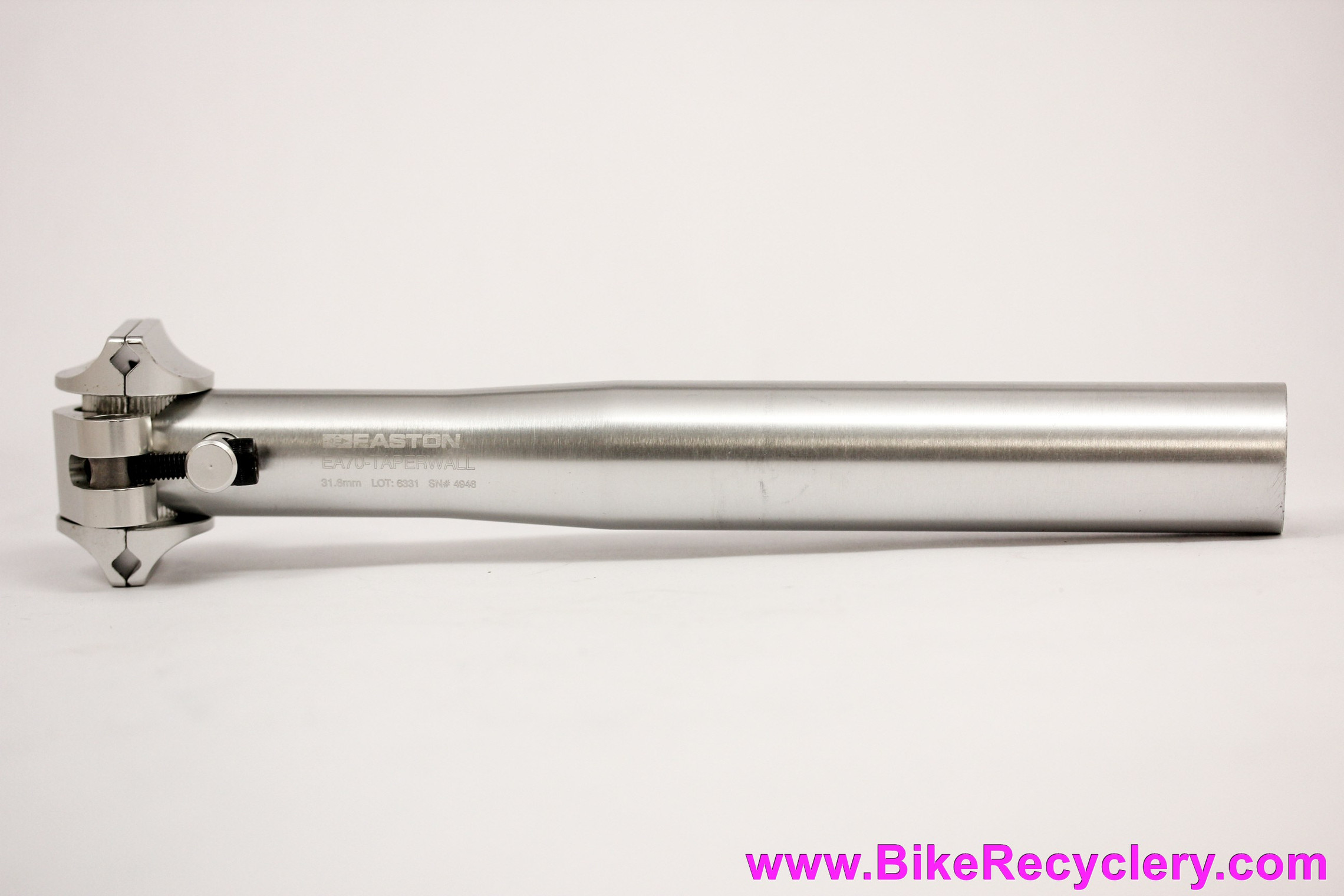 NOS Ringle Moby Deuce Seatpost: 31.6mm x 245mm - Silver Anodized - Vintage 1990's MTB (take-off ...