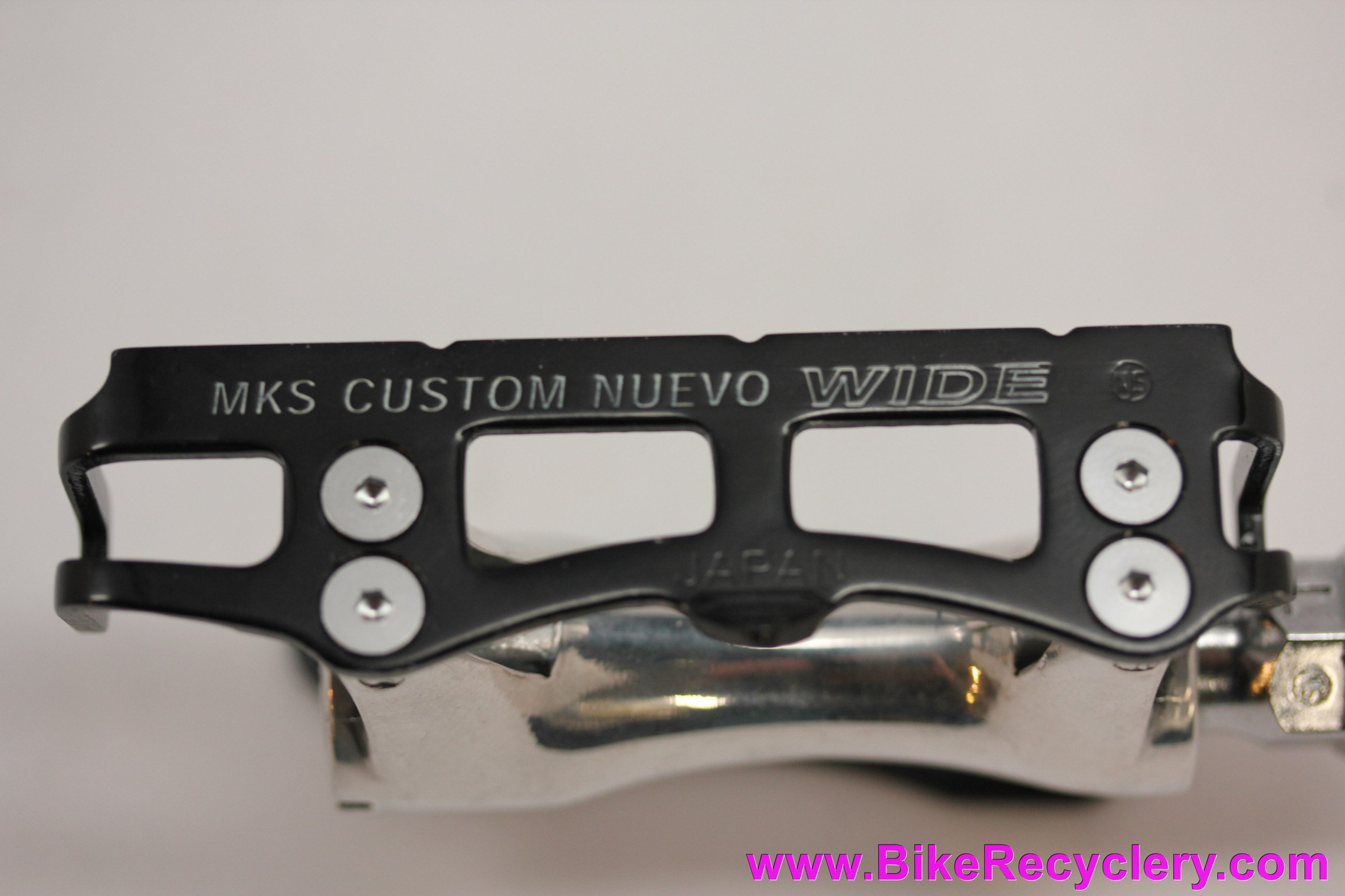 Mks Custom Nuevo Wide Njs Track Pedals Blacksilver New Take Off
