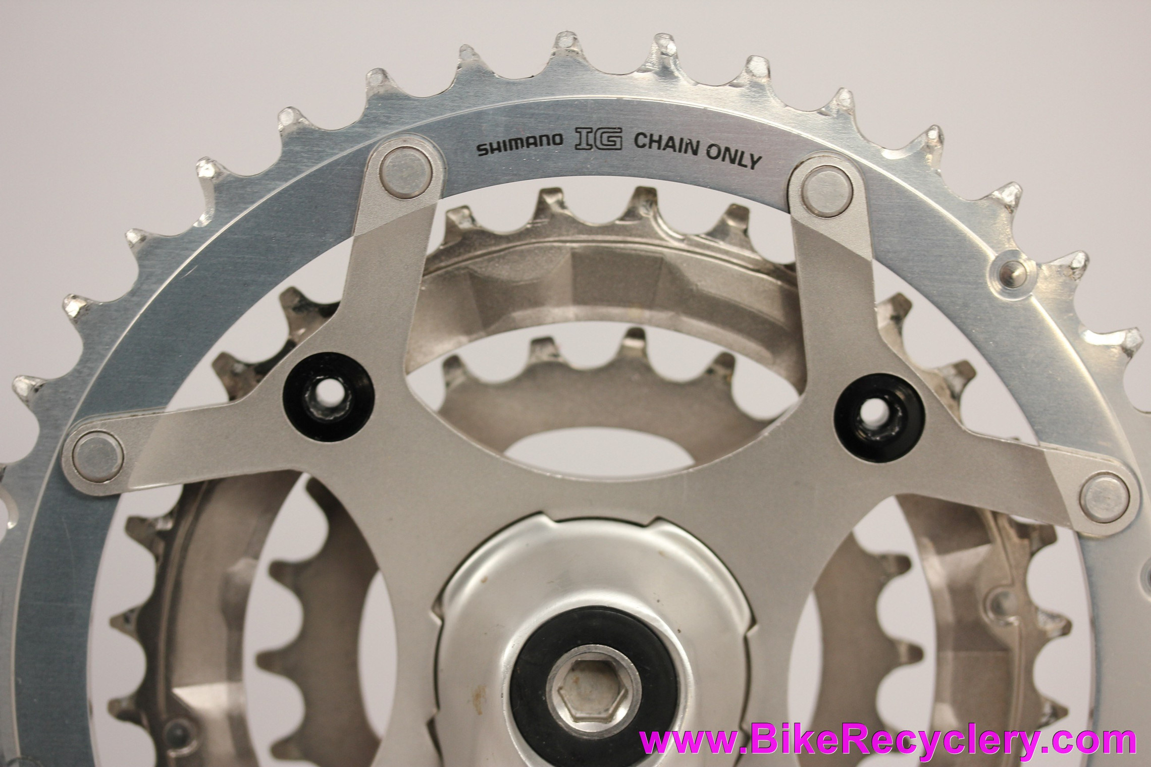 Shimano Deore XT FC-M739 Crankset: 175mm - 42/32/22t (Near Mint) - Bike Recyclery