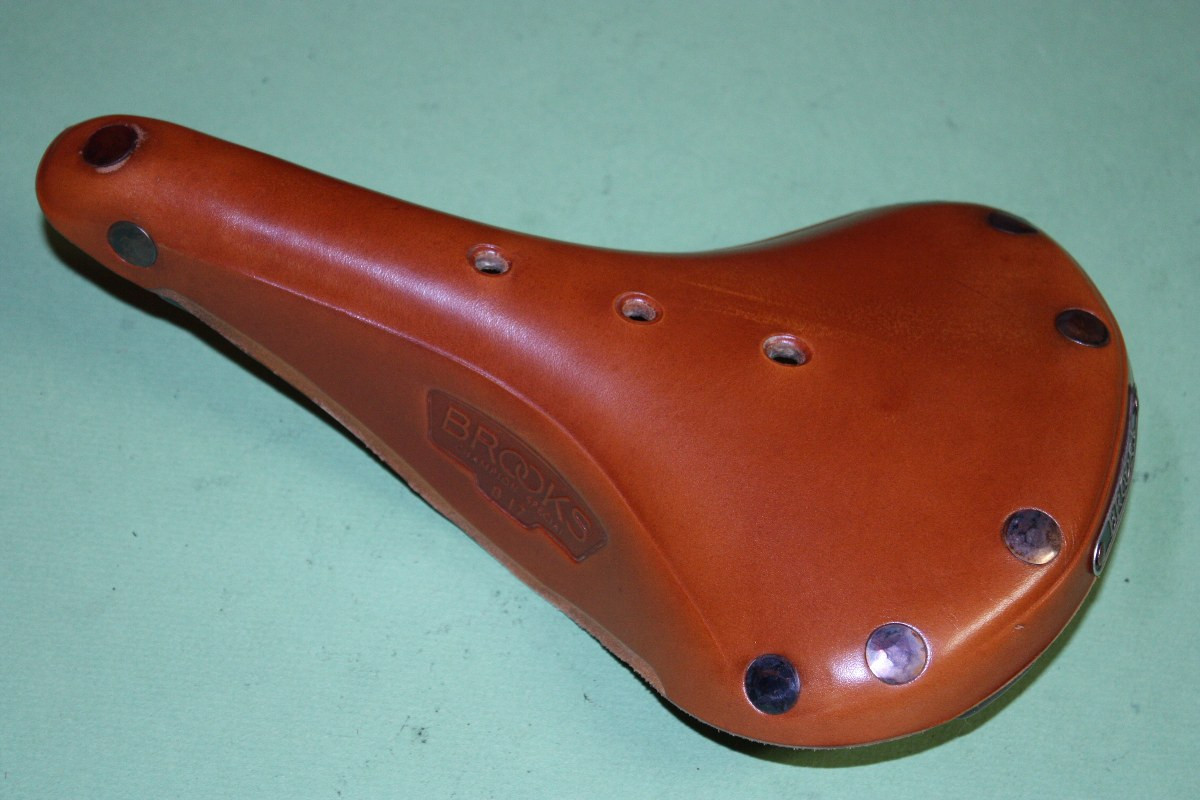 NEW Brooks B17 Titanium Leather Saddle: Honey - Bike Recyclery