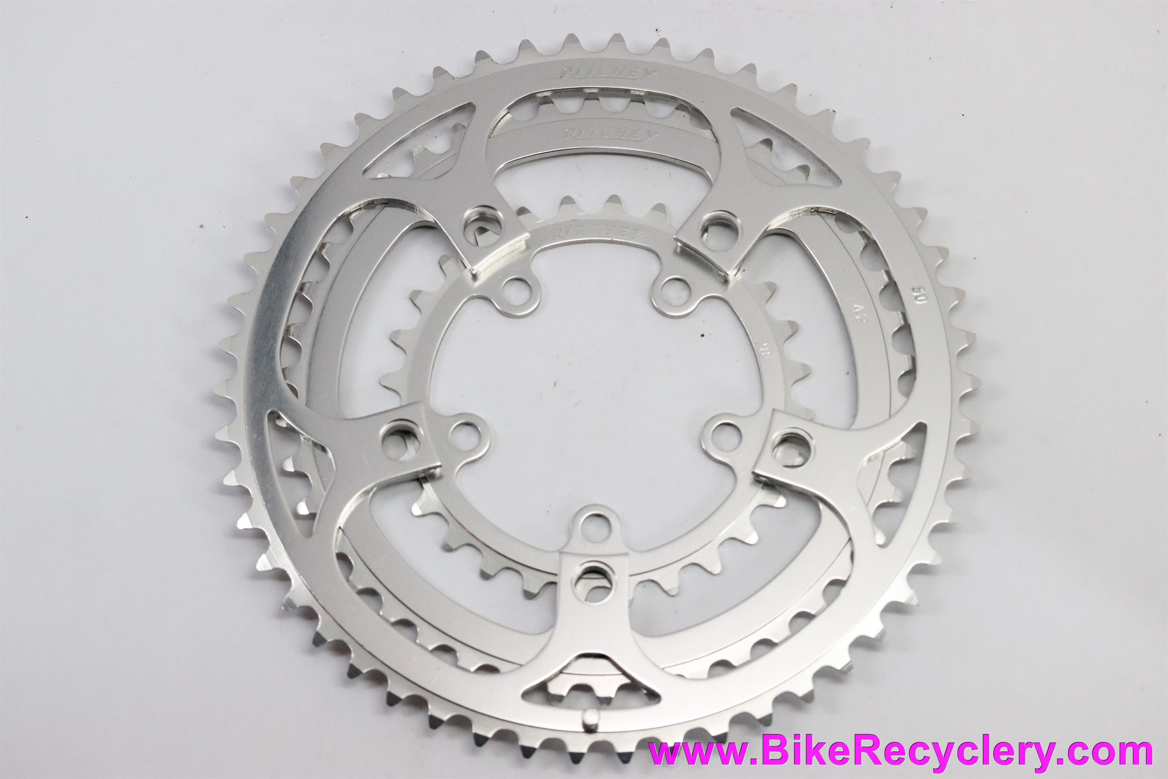 NOS Ritchey Logic Triple Chainring Set: 110/74mm x 50t / 42t / 28t ...
