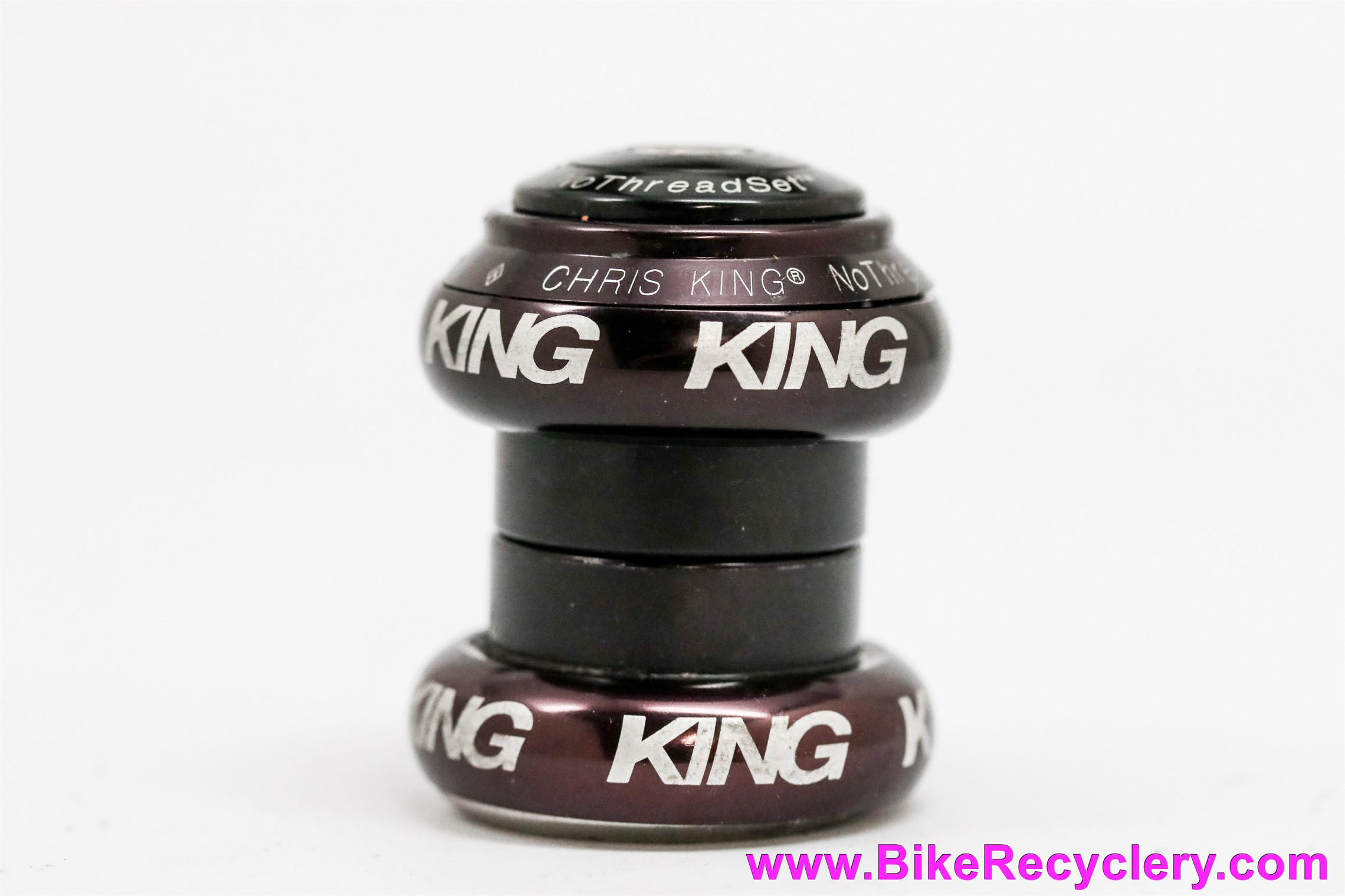 Chris King 1" NoThreadSet Threadless Headset: Black (EXC) - Bike Recyclery