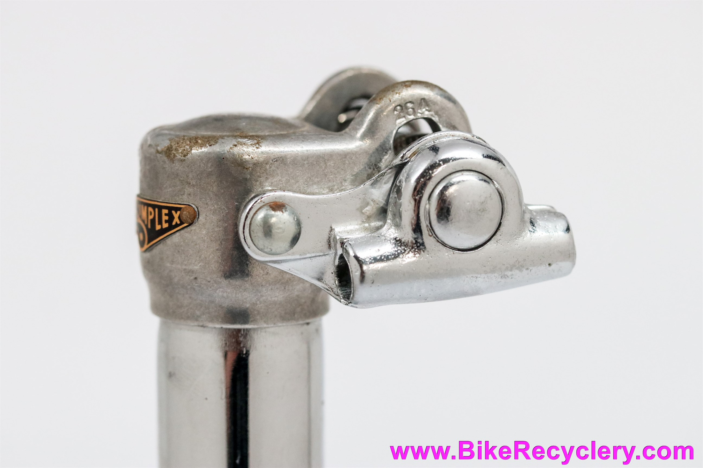 Simplex Super LJ (SLJ) Seatpost: Black/Gold Badge - 26.4mm (Mint ...