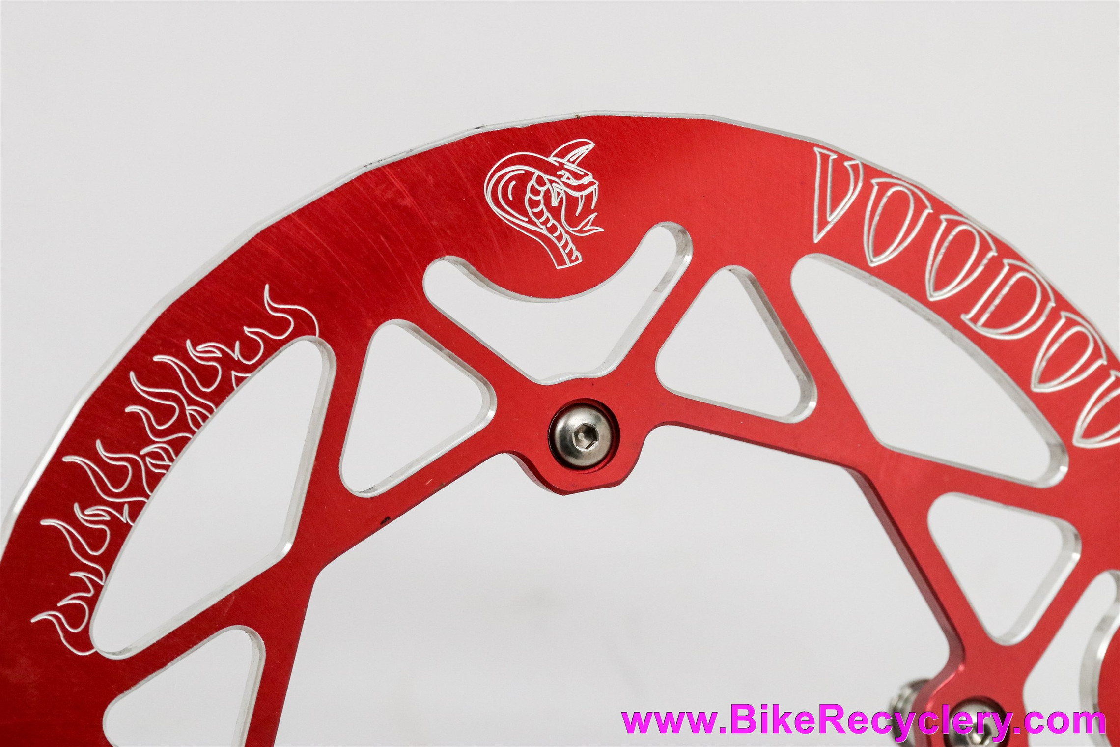 NOS Voodoo Cycles Bash Guard Ring: 104mm x 44T - Red - Cutouts - Snakes ...