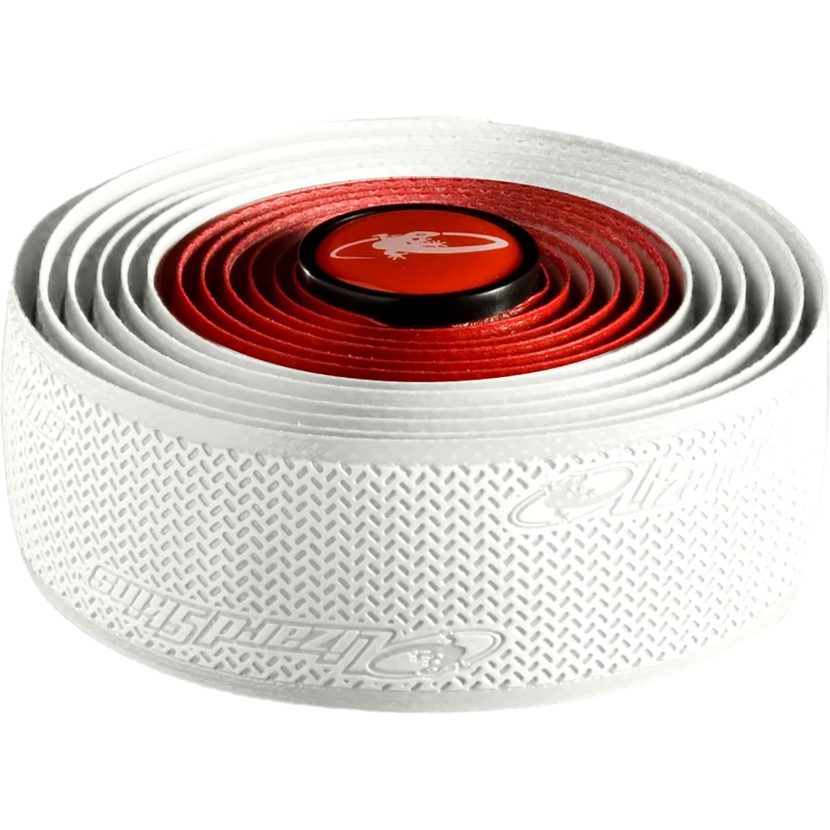 Lizard Skins DSP 2.5mm Dual Color Bar Tape: Red & White - Bike Recyclery