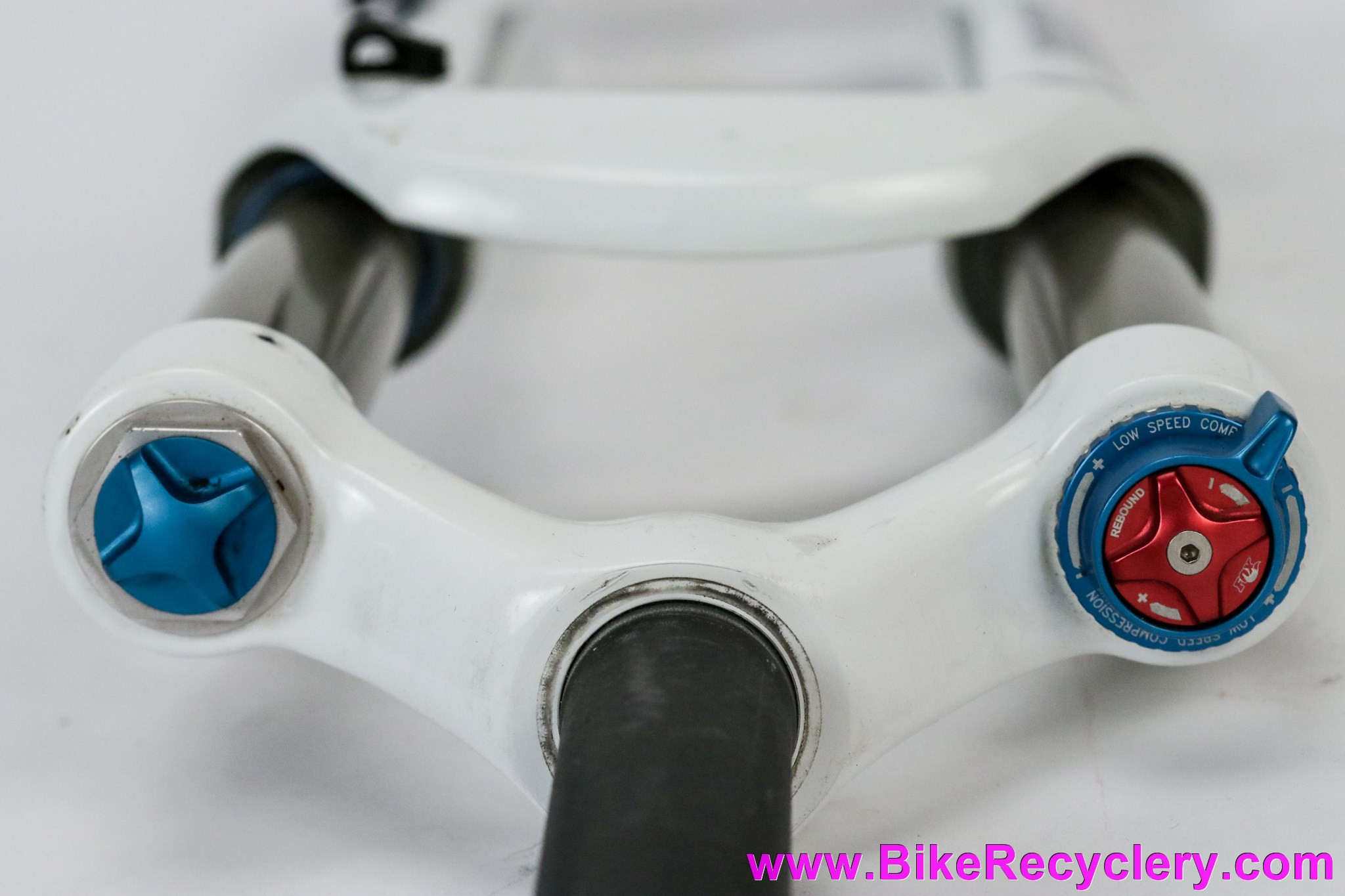 26" Fox Float 32 RLC 140mm Fork: Pushed - 15QR - 1 1/8" - White (Near ...