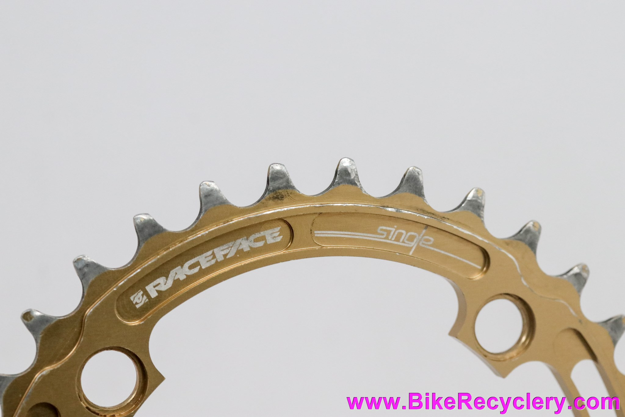 Race Face Single Chainring: 34t x 104mm - 1x - Gold (Near Mint Low ...
