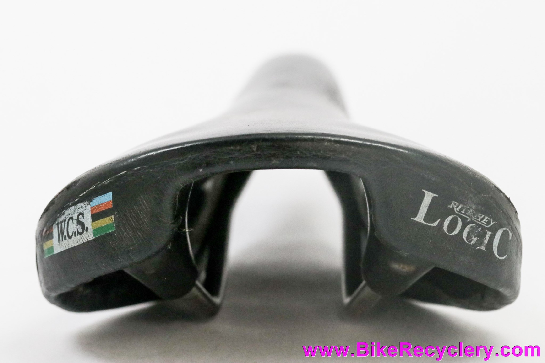 Ritchey Logic WCS Saddle: Black Smooth Leather - Vintage 1992 - Selle Bassano - Bike Recyclery