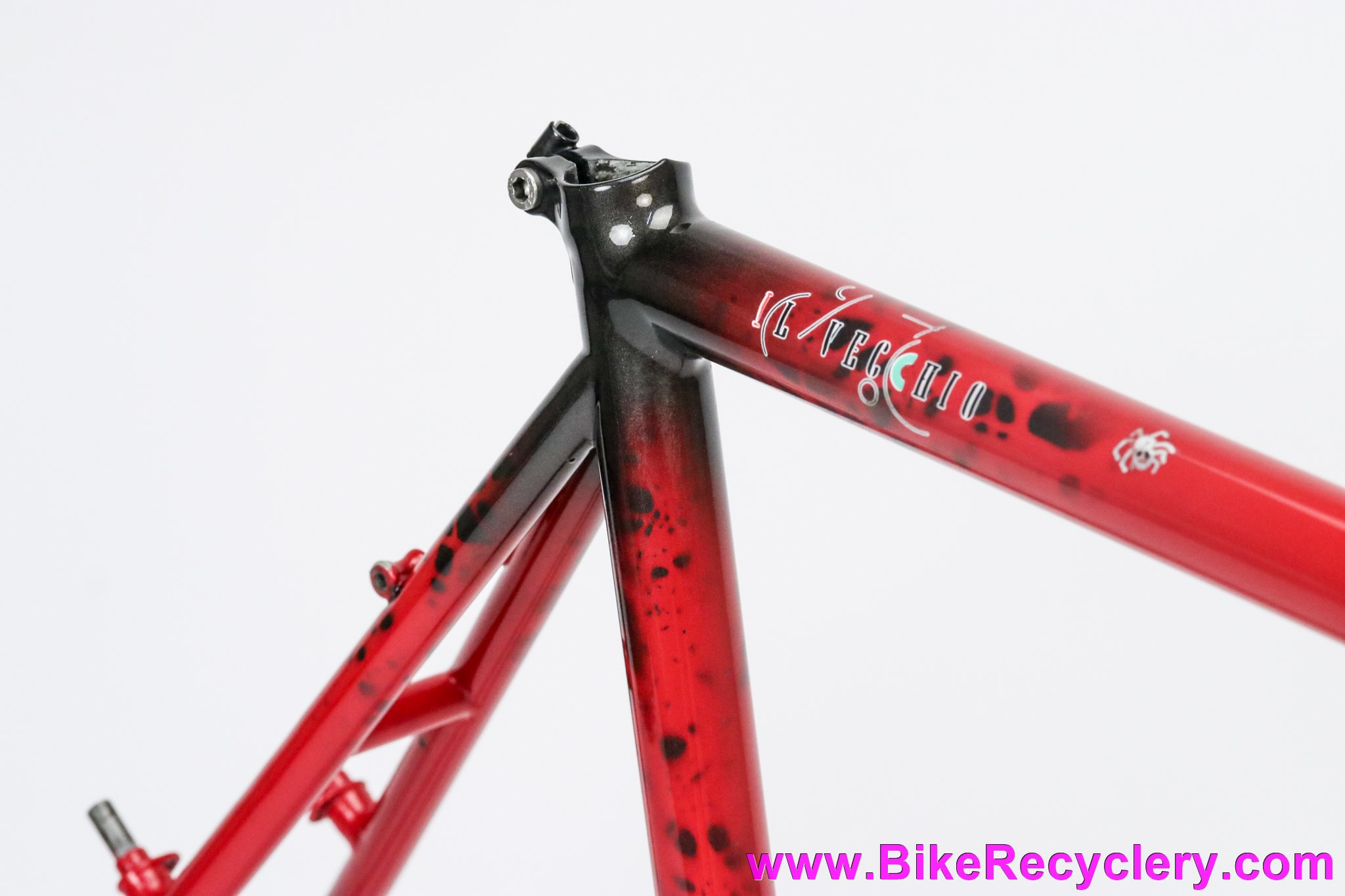 57cm Land Shark Cyclocross / Gravel Frameset: SPIDERS! Fillet Brazed ...