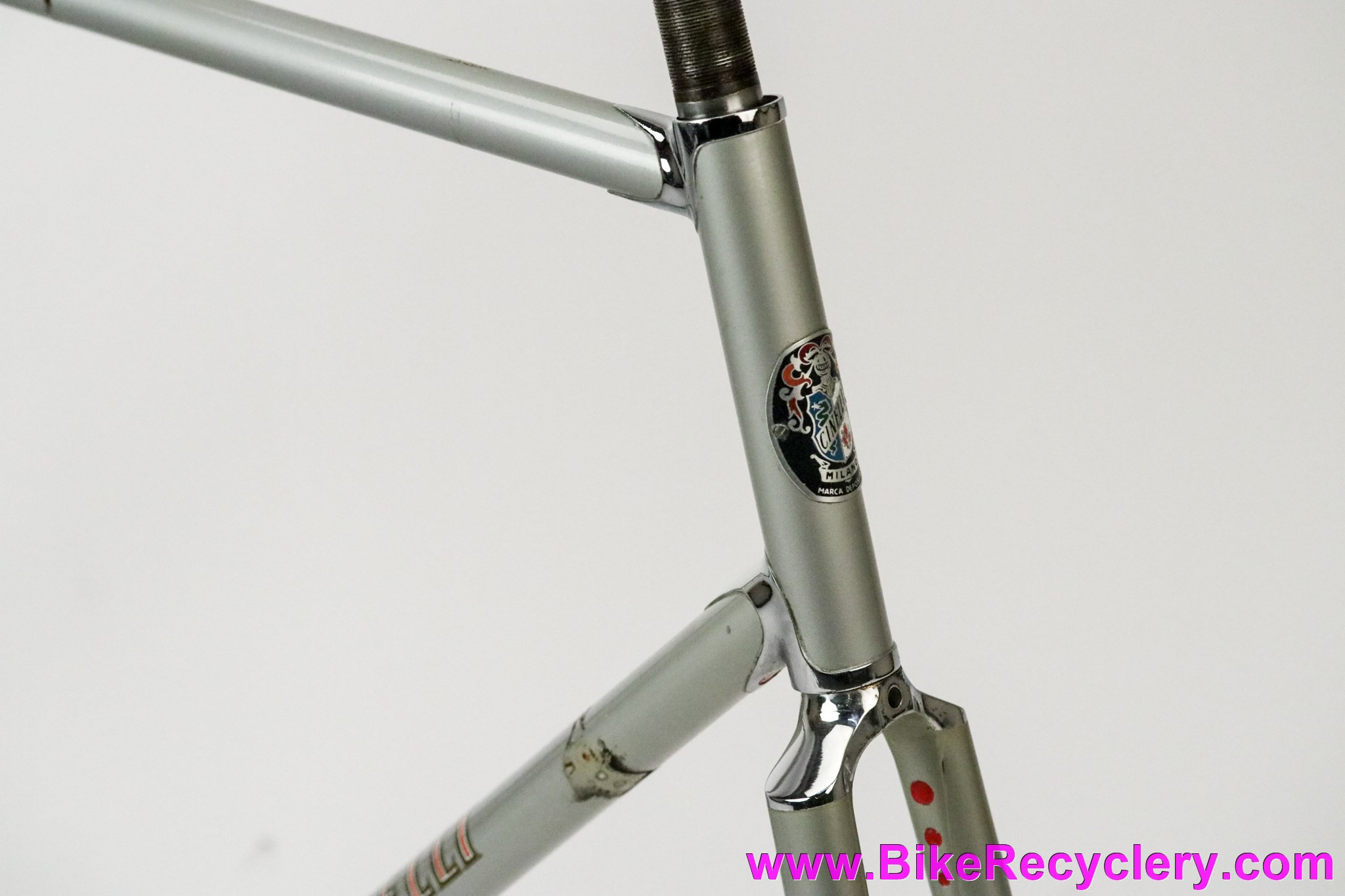 ~1975 Cinelli Supercorsa SC Frameset: 59cm x 56cm - Original Silver ...