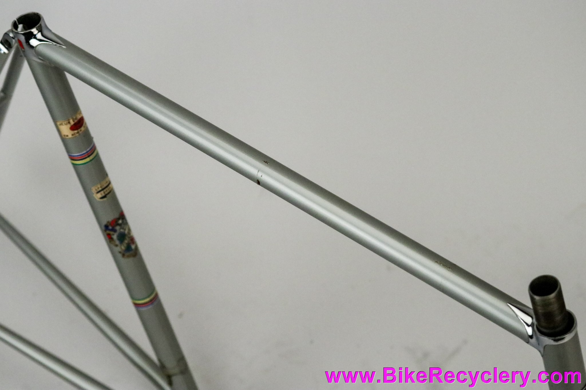 ~1975 Cinelli Supercorsa SC Frameset: 59cm x 56cm - Original Silver ...
