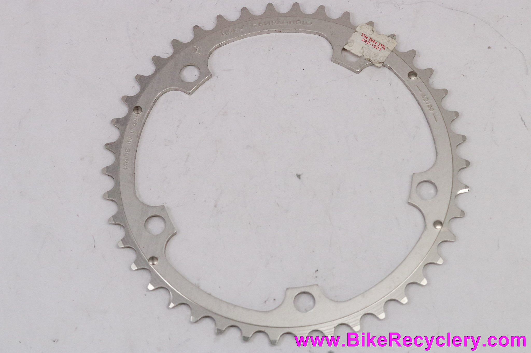 NOS Campagnolo Racing T Triple Middle Chainring: 42t x 135mm - 8 Speed ...