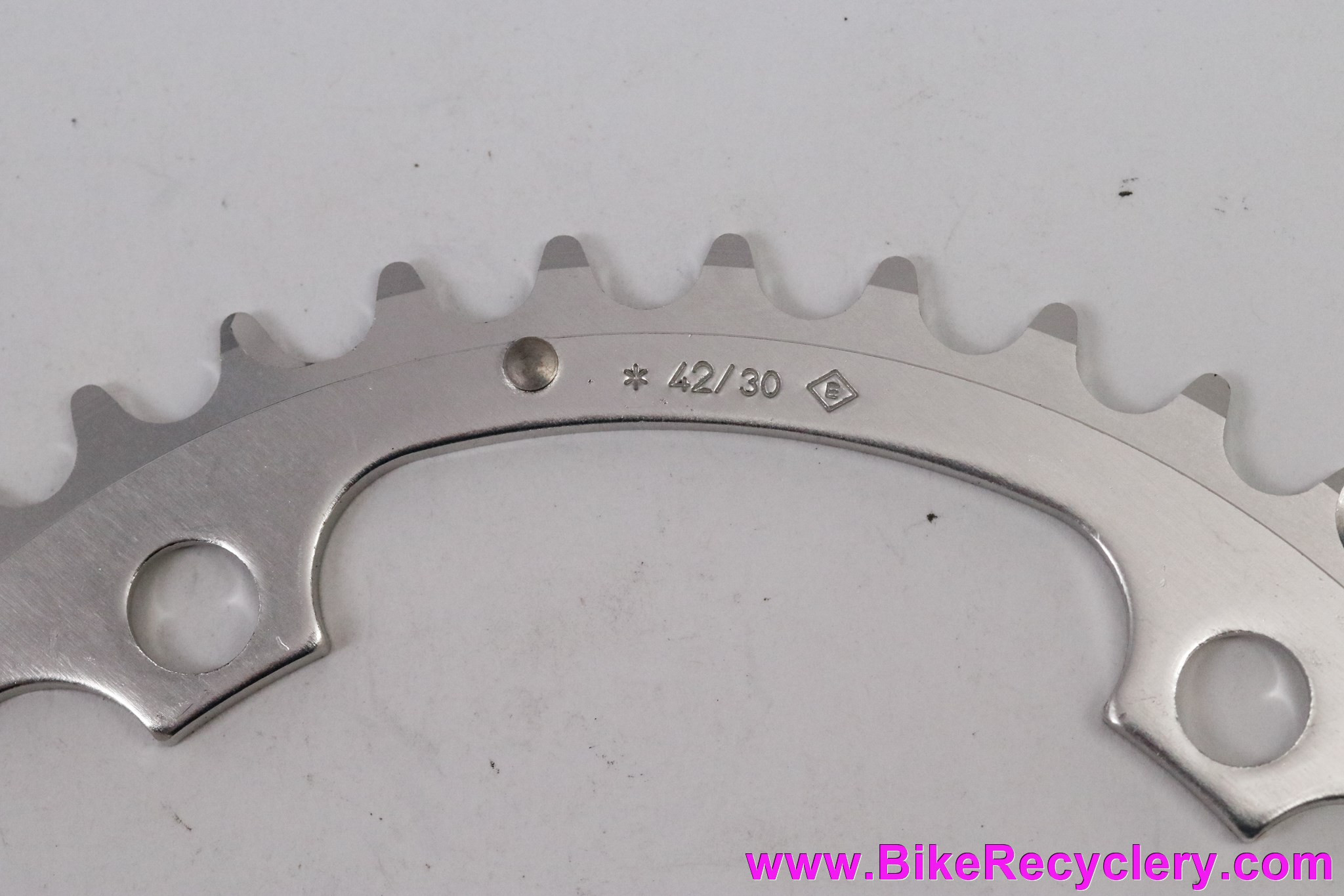 NOS Campagnolo Racing T Triple Middle Chainring: 42t x 135mm - 9/10 ...