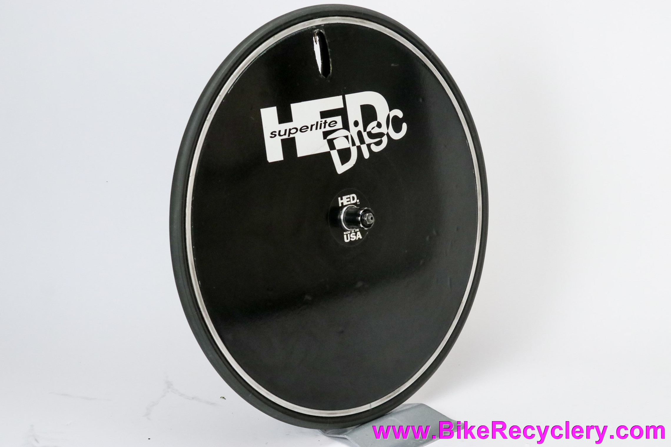 HED Superlight Disc Carbon Rear Wheel: Tubular - 130mm - 8/9/10 HG Cassette - Continental ...