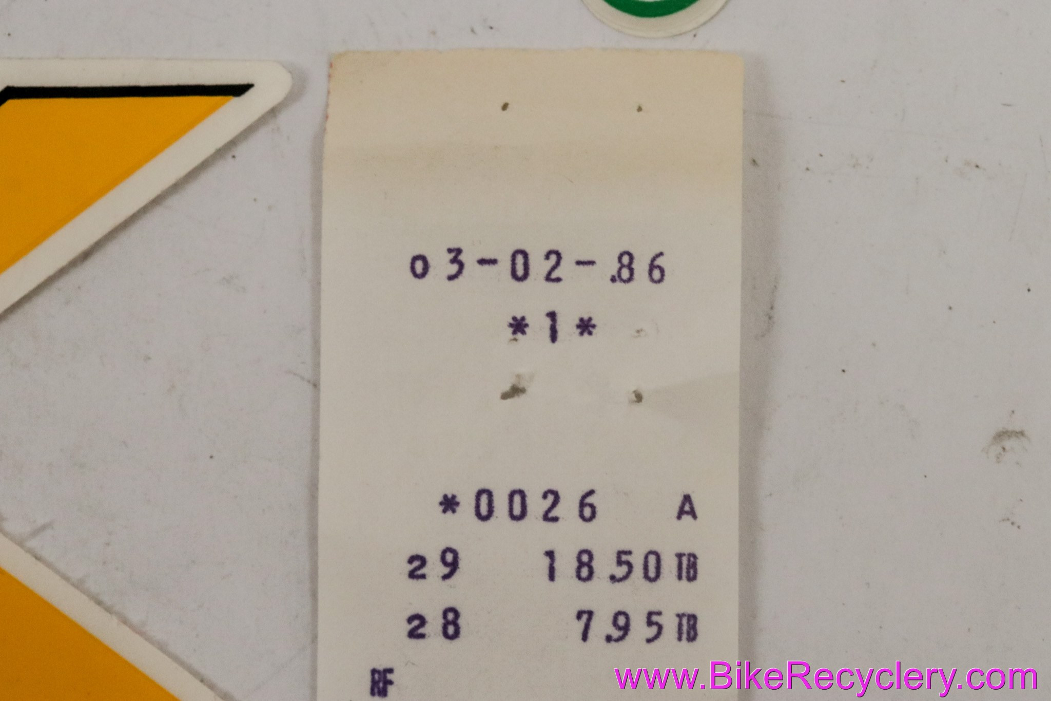 NOS OLMO Decal Set: Original 1980's - 6pc - Yellow / Red - Bike Recyclery