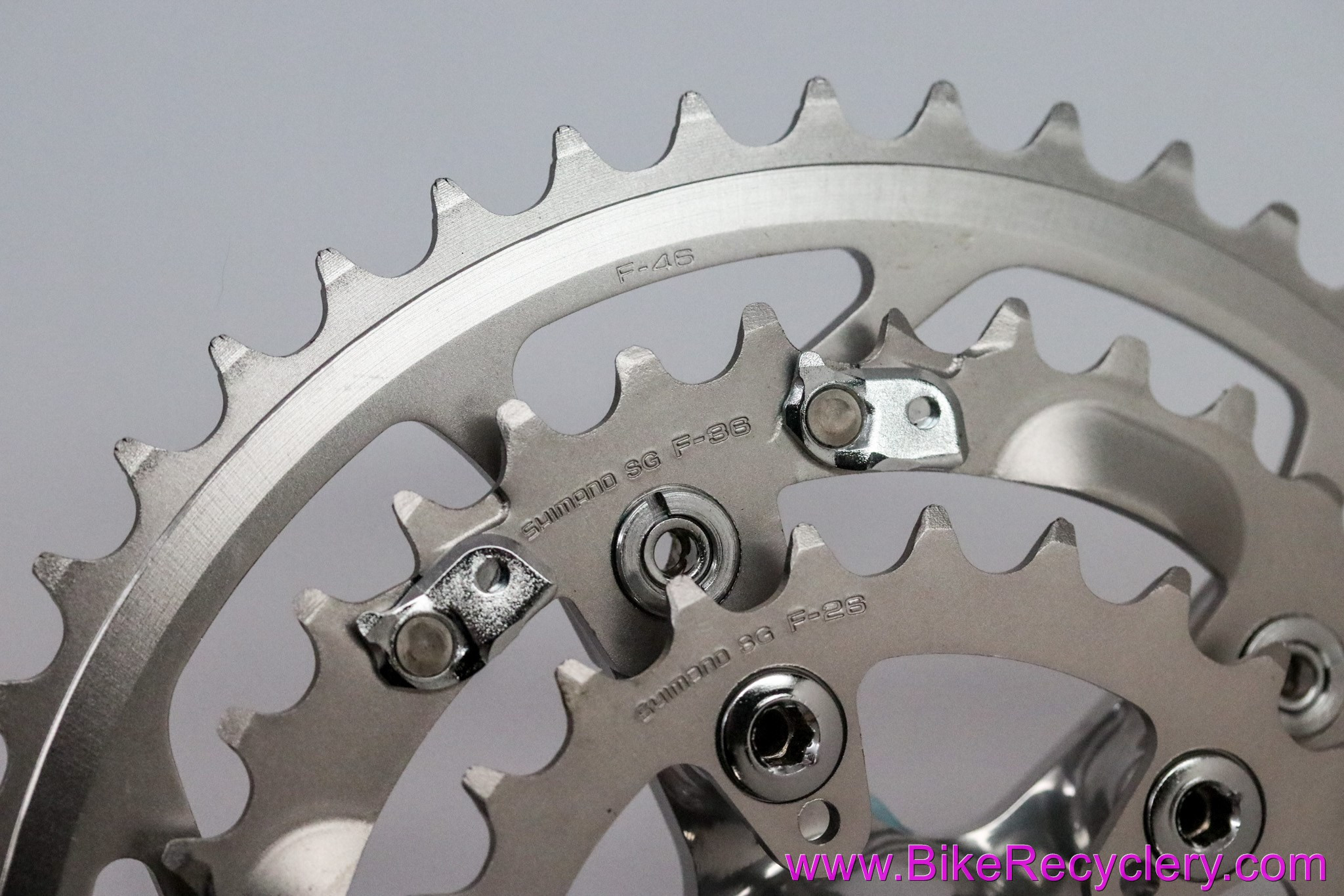 NOS Shimano XTR FC-M900 Crankset: 170mm - 46/36/26t - 8-Speed - 1991 ...