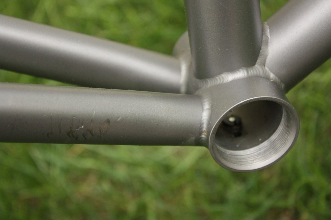 1990's Sampson Titanium Road Bike Frame / Kinesis EMS Carbon Fork: 53cm ...