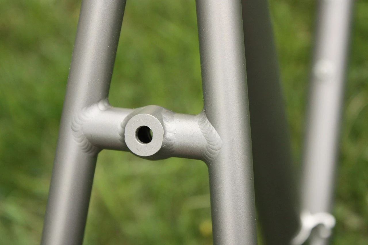 1990's Sampson Titanium Road Bike Frame / Kinesis EMS Carbon Fork: 53cm ...