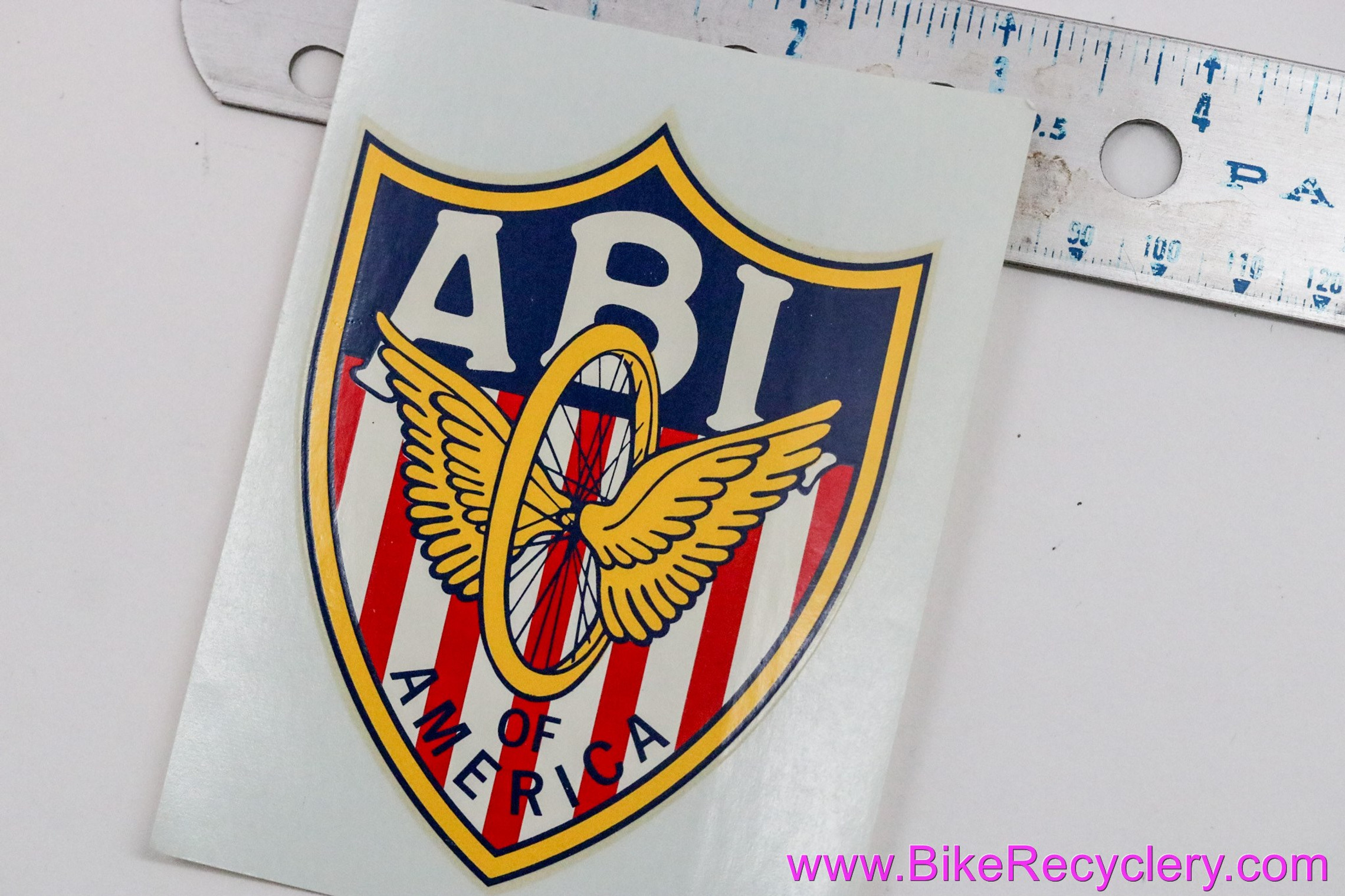 ABL Amateur Bicycling League Headtube Waterslide Decal: - 3" - Bike Recyclery