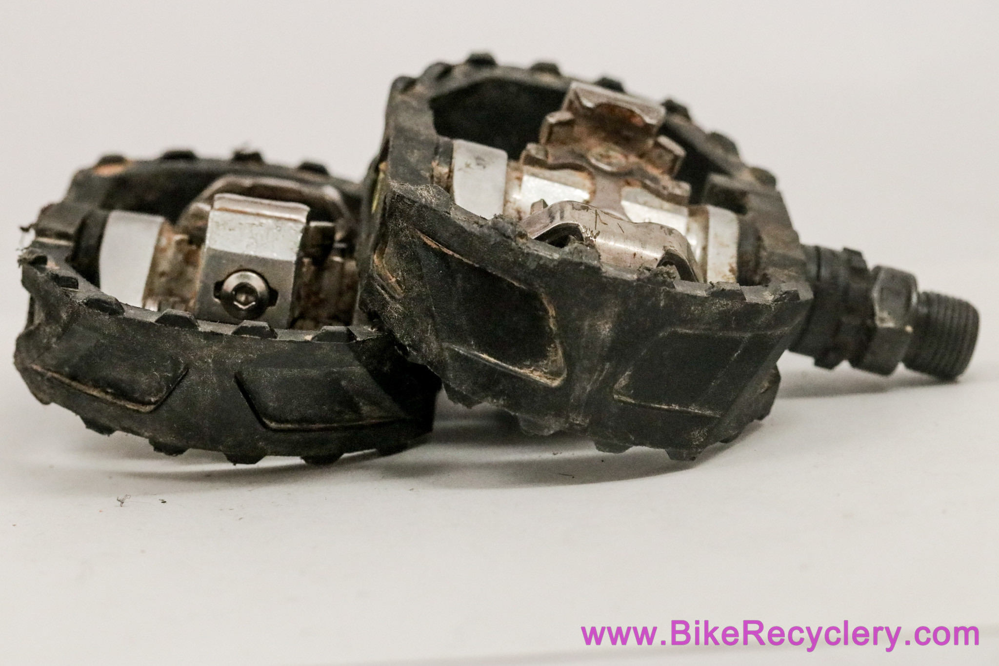 Shimano SPD PD-M424 Trail Clipless Pedals: Wide Platform (EXC) - Bike ...