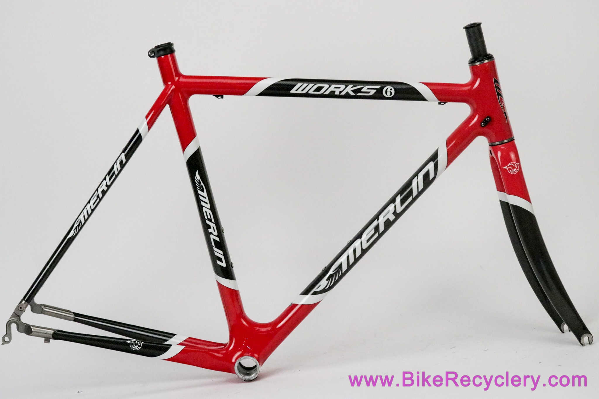 2006 Merlin CarbonWorks 6 / C110 (Proteus) Frameset: 53cm - Titanium ...