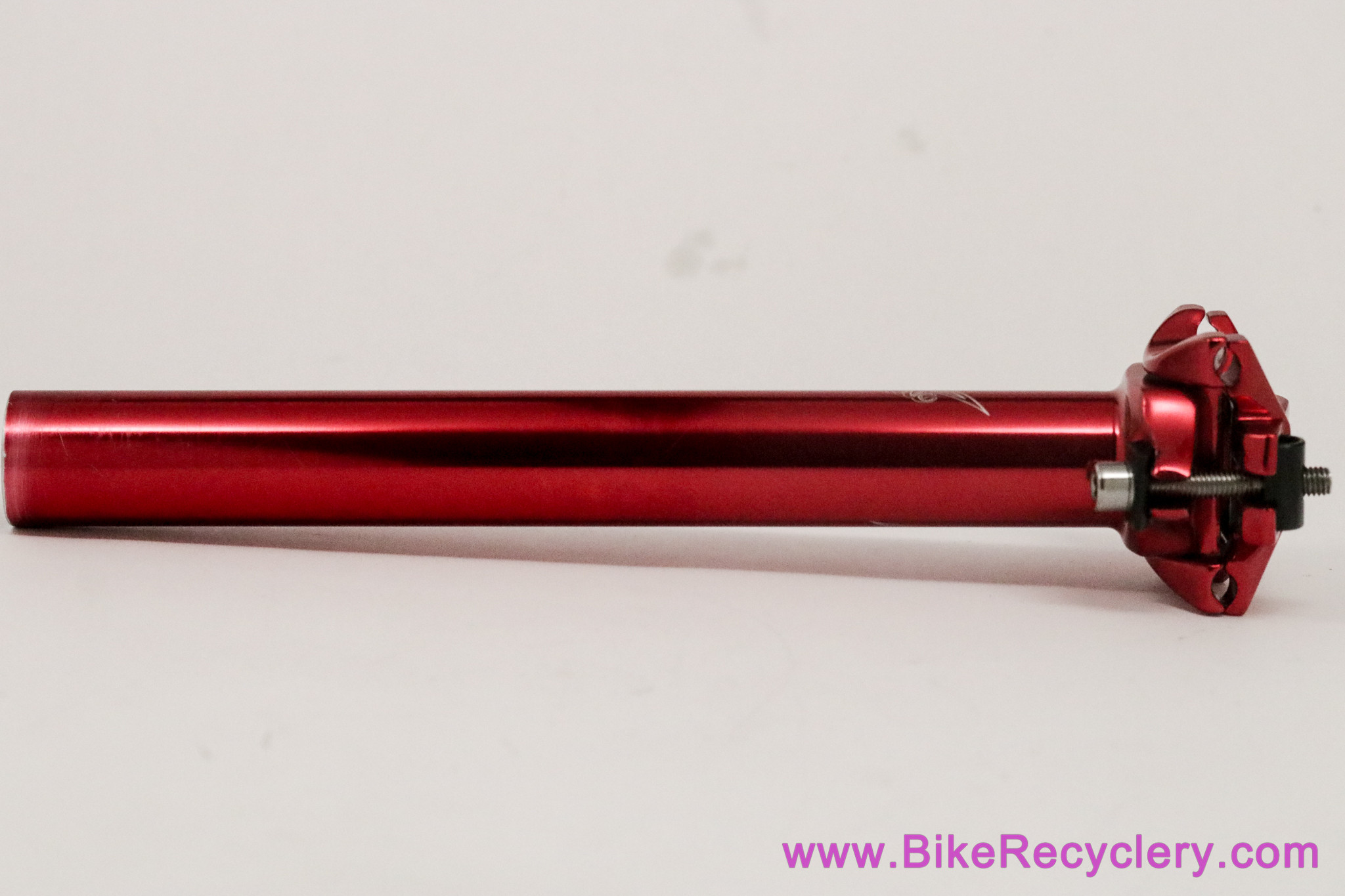 Azonic Pin It Seatpost: 27.2mm x 240mm - Red Ano (NEW) - Bike Recyclery