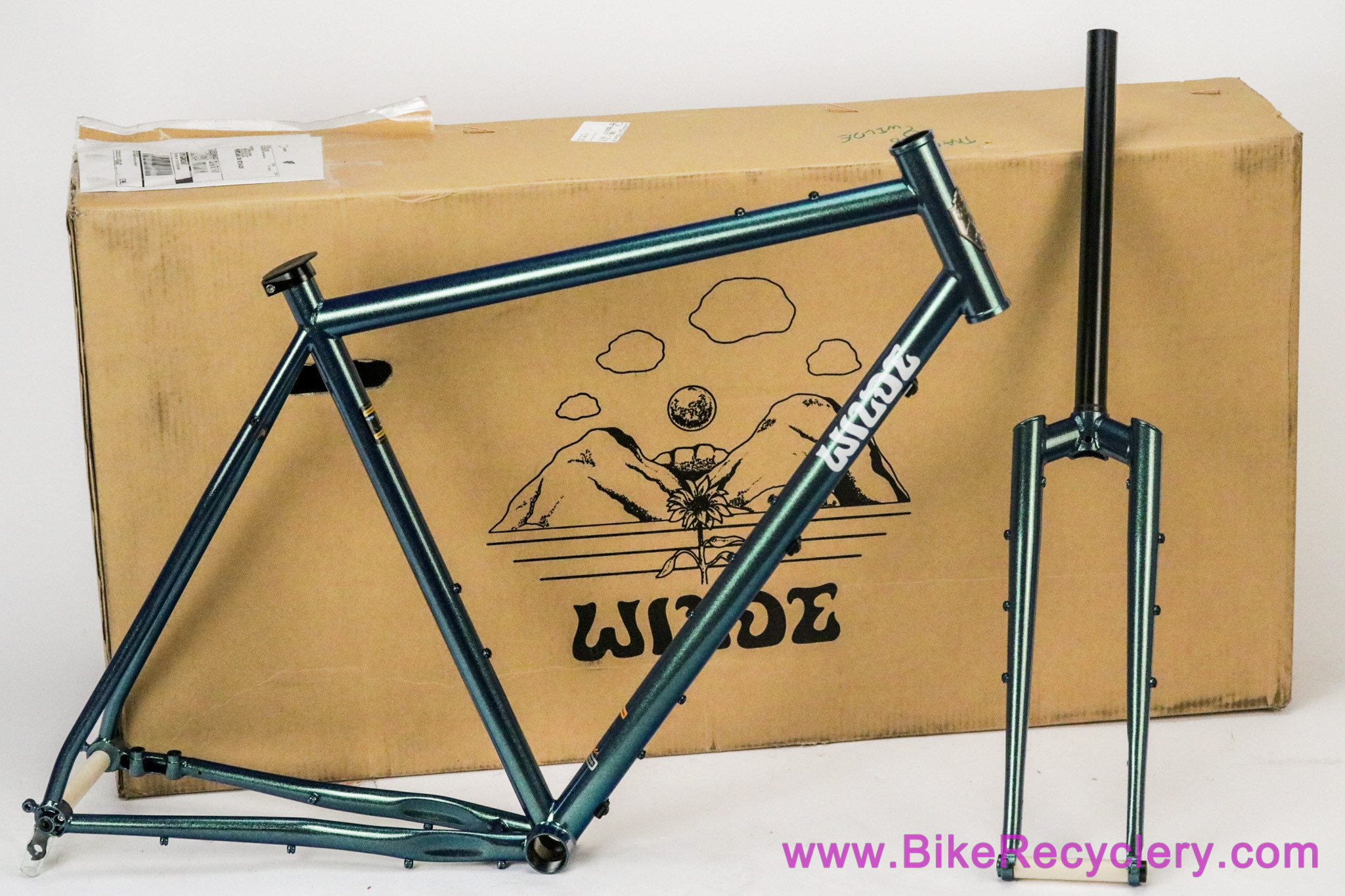 Wilde Rambler Gravel / Bikepacking Frameset: Large - Steel Fork ...