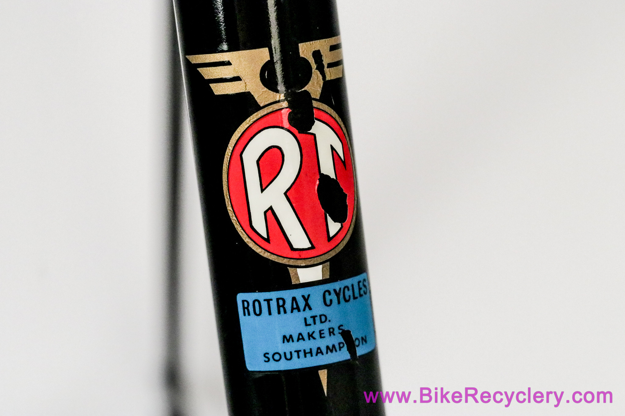 57cm Rotrax Vel D'Hiv Path Racer / Track Frameset: 1950's - Ornate Lugs ...