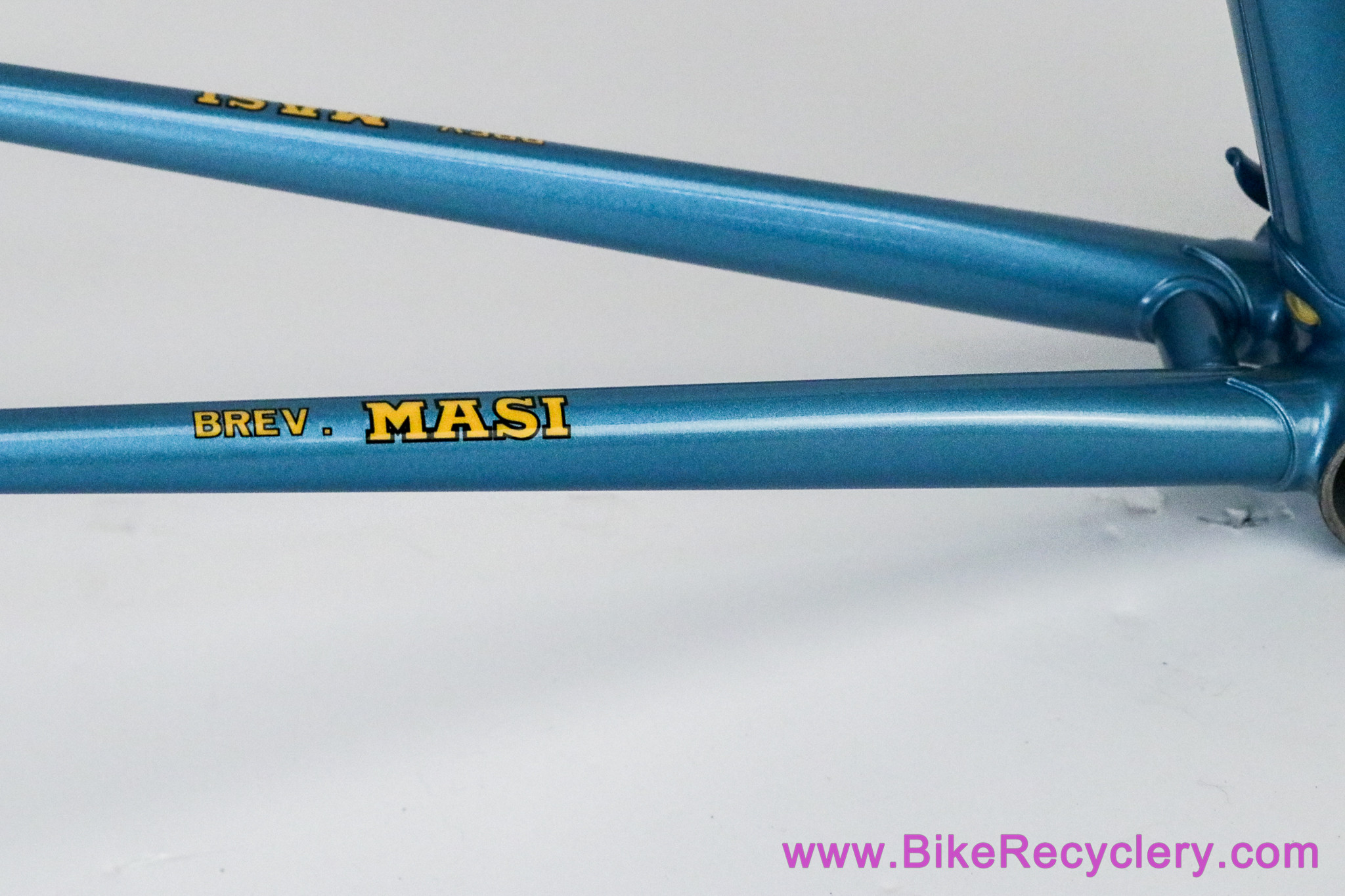 1980 Masi Gran Criterium Frameset: 52cm - Medium Blue - Flat Crown - # ...