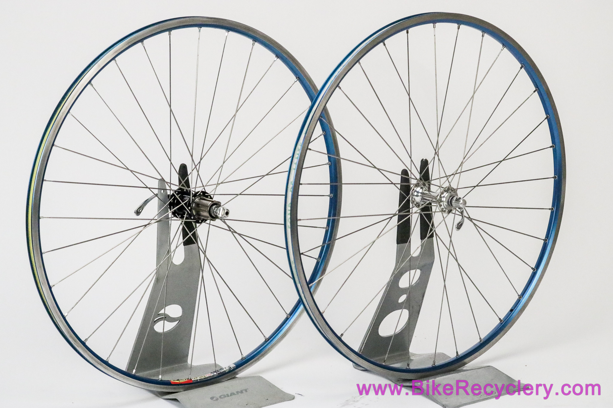 BLUE Ano Mavic Open Pro x Campagnolo Record/Chorus Wheelset: 700c x 32H ...